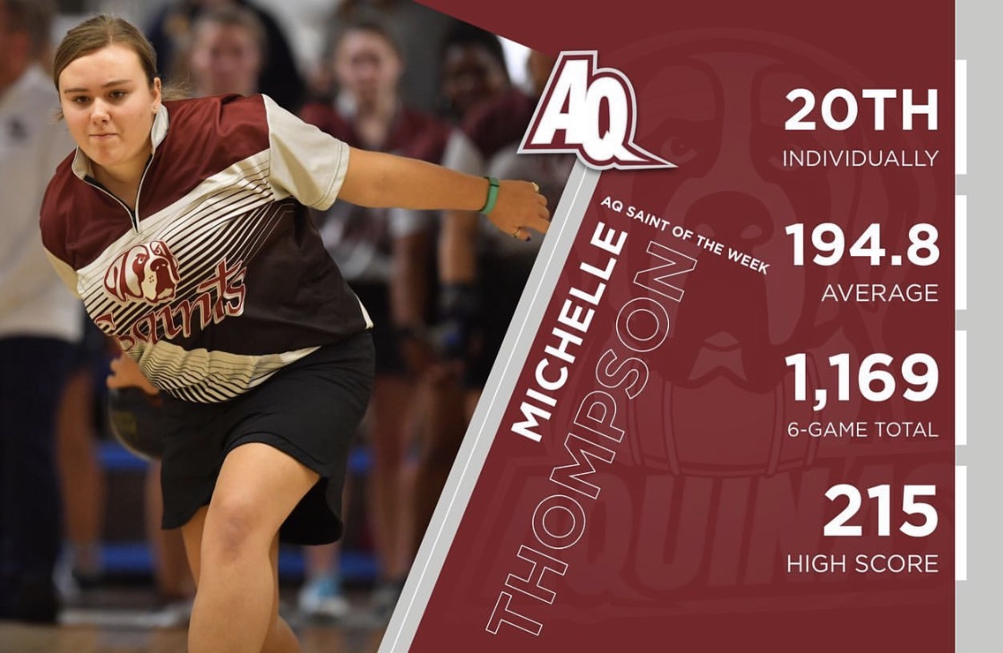 Athlete Spotlight- Michelle Thompson – The Saint