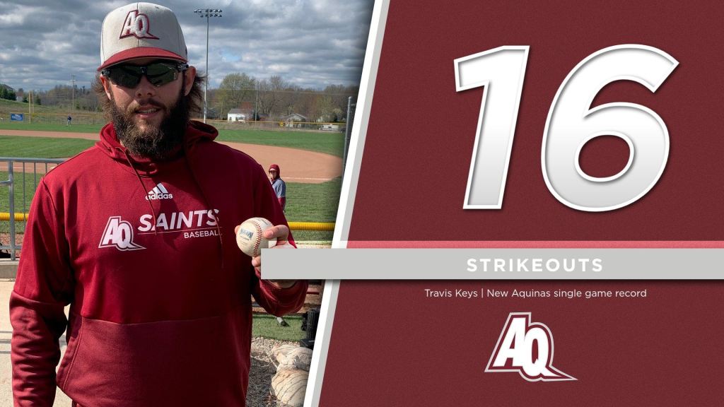 Travis Keys breaks Aquinas record with 16Ks – The Saint